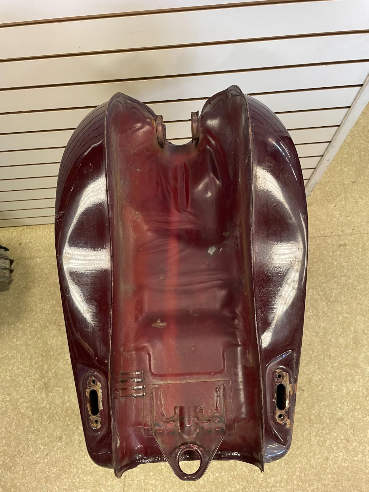 USED 1978 YAMAHA XS750 E GAS TANK/FUEL TANK, NO CAP, SCRATCHES, RUST ...