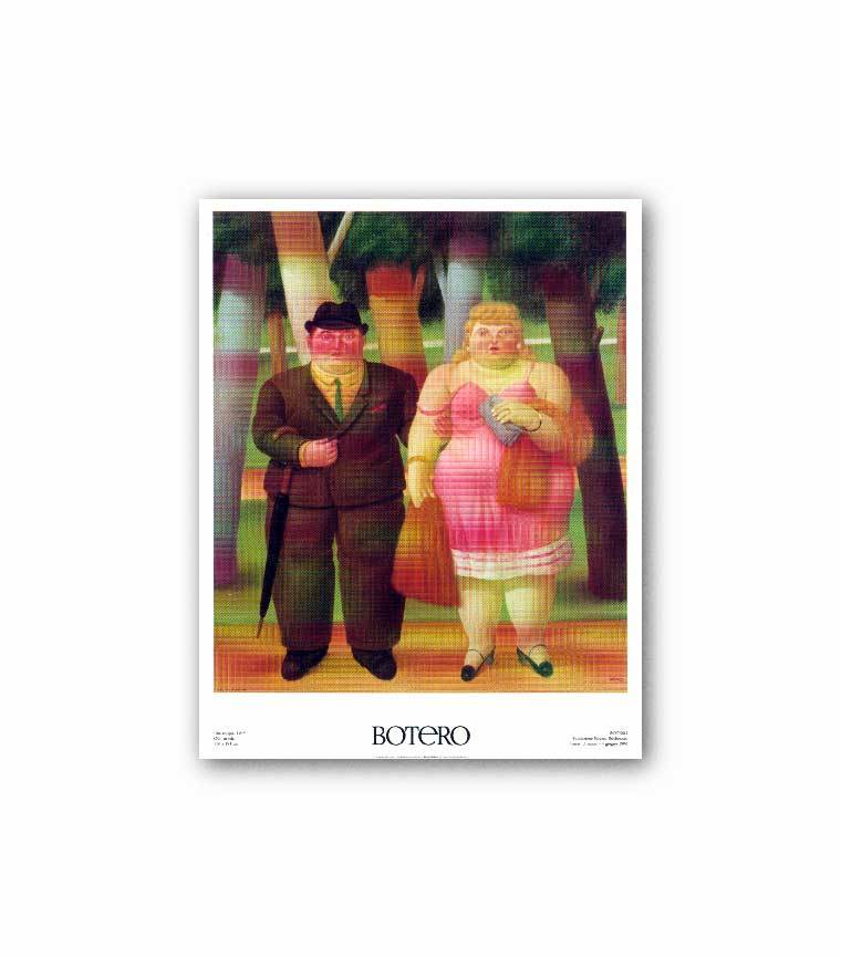 ART PRINT Una Coppia 1999 by Fernando Botero | eBay