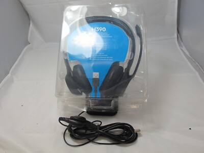 Logitech Logi H390 USB Headset with Noise-Canceling Mic Enhanced ...