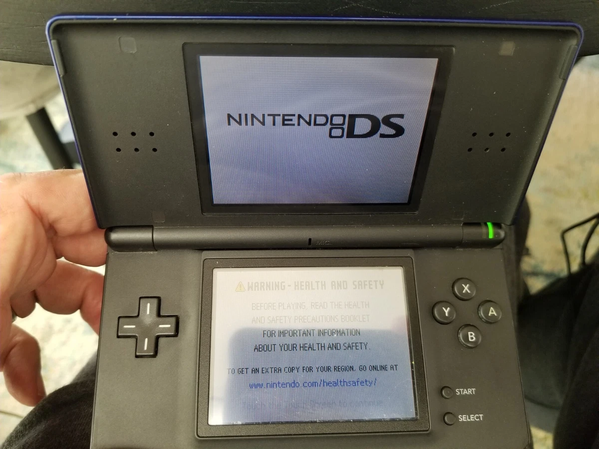 Nintendo Ds Lite Blue And Black