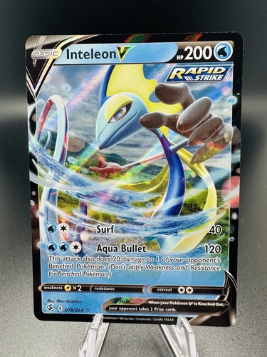 Pokemon TCG - Inteleon V 78/264 - Fusion Strike 2021 | eBay