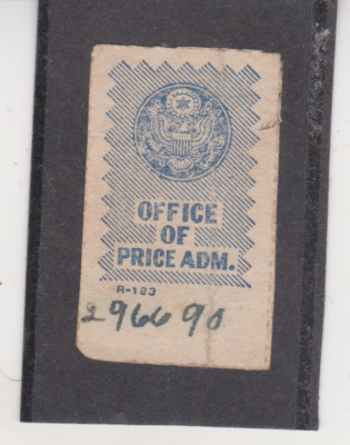 Office of Price Adm. Form WWII Cigarettes Stamp Label R-123 | eBay