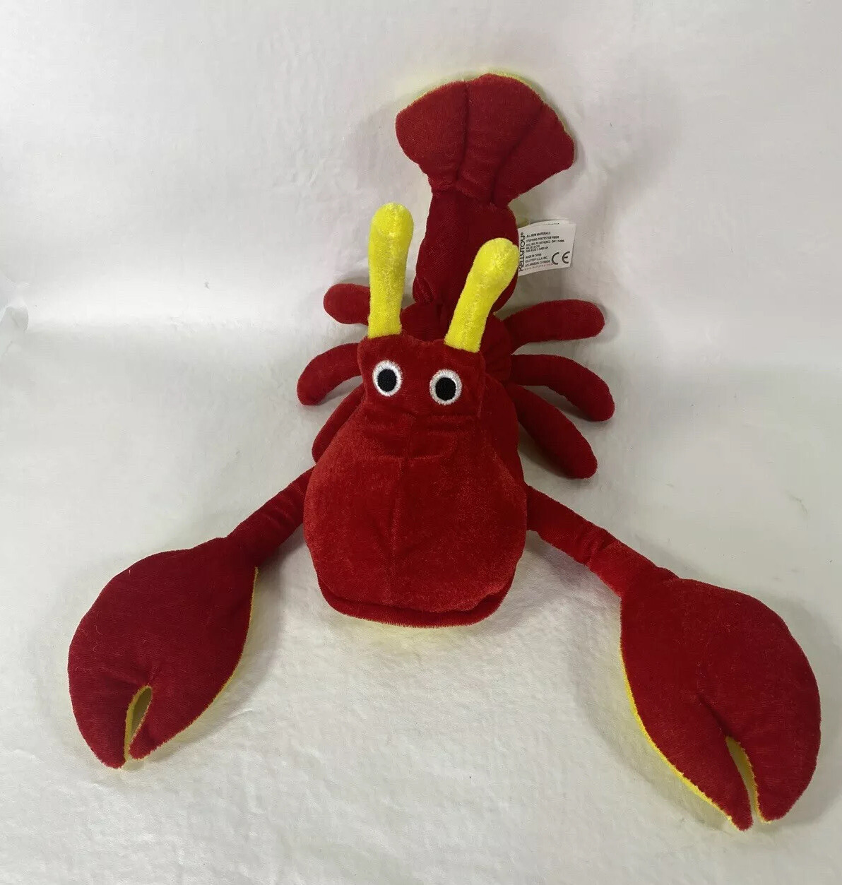 VERY RARE HTF Kellytoy Red Lobster 12" Super Soft Plush Stuffed Animal ...