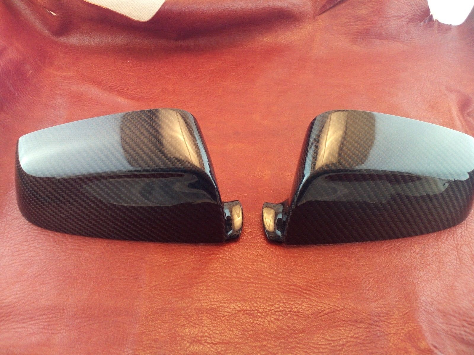 Fit BMW Carbon Fiber Side Mirror Covers Set E60 E63 F06 F07 F12 F13 5 6 ...