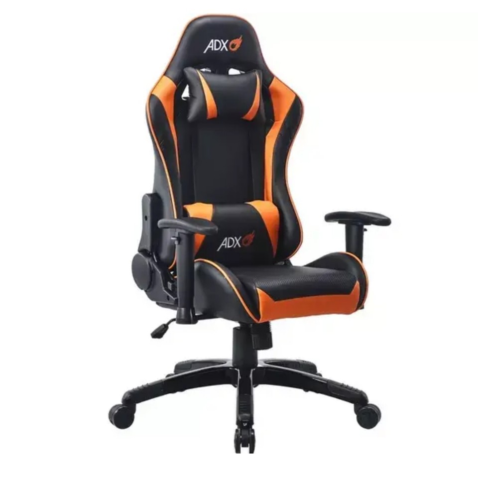 ADX Firebase Jr Race 24 Gaming Chair Black PC Console Adjustable Arms ...