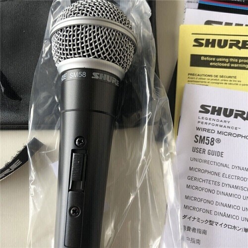 Shure SM58 Dynamic Vocal Microphone with On/Off Switch Fast Shipping | eBay