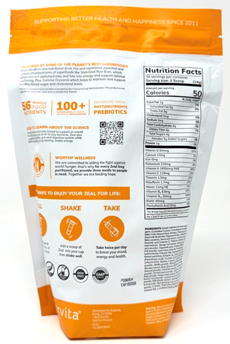 Zurvita Zeal for Life CLASSIC MANGO Energy & Health Drink (14.8 oz) EXP ...