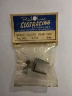 D3 Vintage Rail Line Quick Change Rear End For SP 500 Motor Revell ...