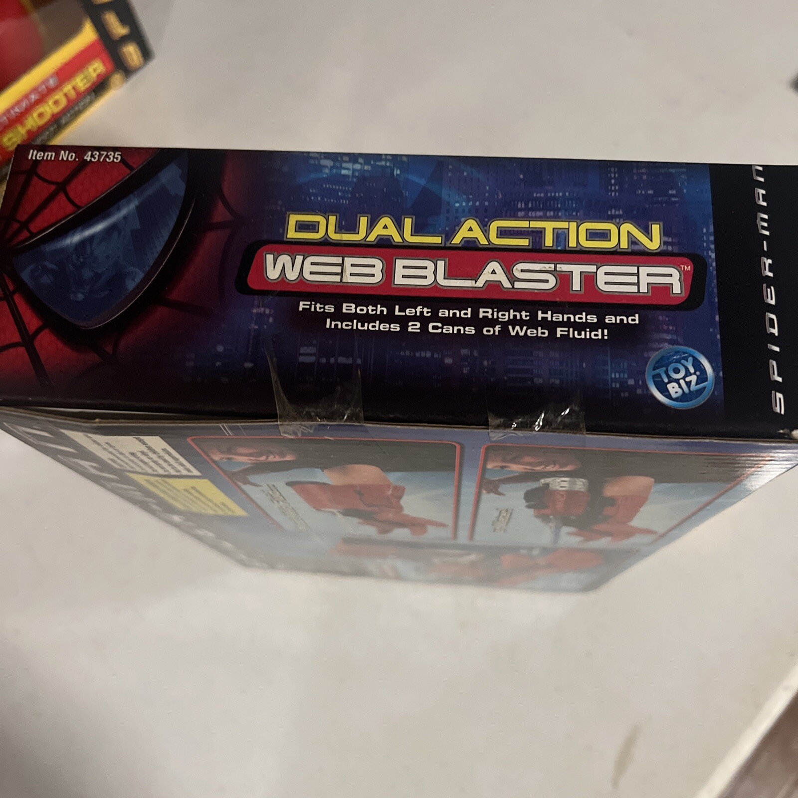 Spider-man+Dual+Action+Web+Blaster+Fluid+or+Water+Shooter+Glove+2+Cans+ ...