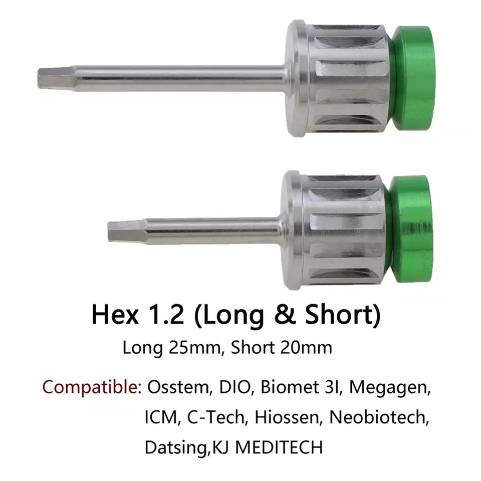 Implant Prosthetic Kit Torque Wrench Hex Screwdrivers Locator Drivers ...