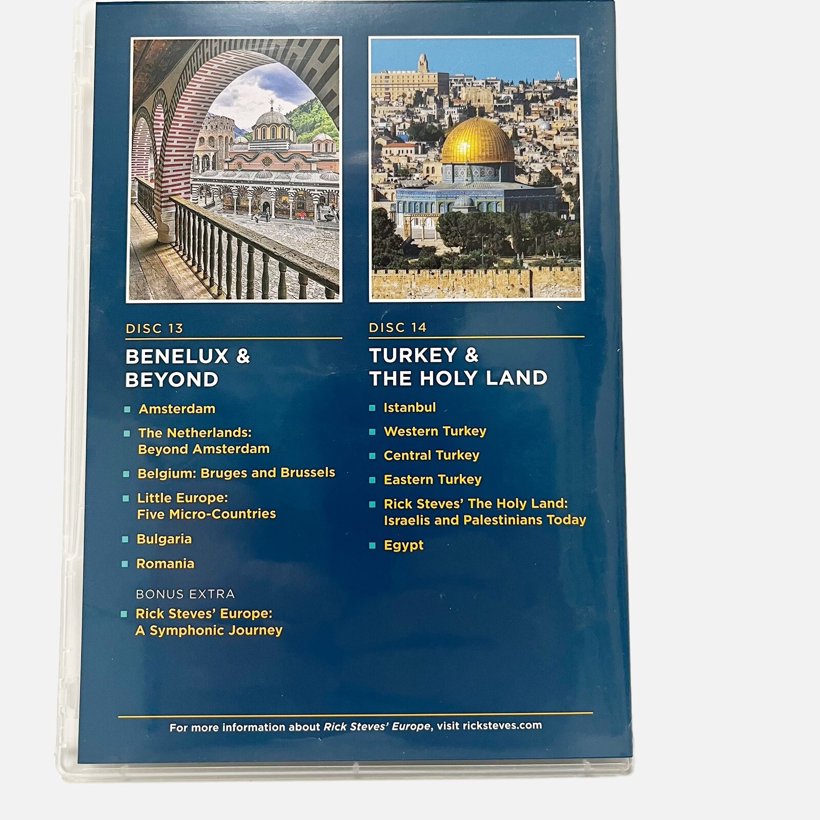 Rick Steves Europe: Benelux & Beyond, Turkey & The Holy Land 2 DVD Set ...
