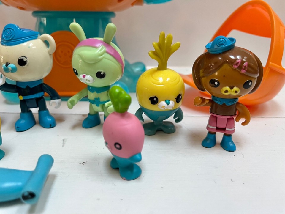 Octonauts Pod Fisher Price Octopod Playset Toy with Figures Shark ...