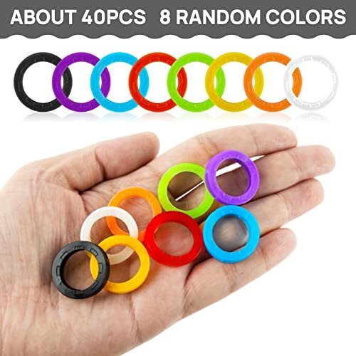 40pcs Key Covers Key Caps - Key Identifiers Covers Key Protector Key ...