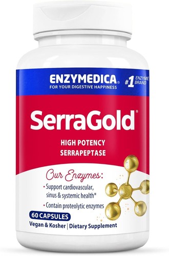Enzymedica SerraGold Supports Recovery Immune and Cardiovascular System ...