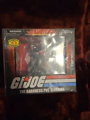 GI JOE GALLERY BARONESS 11" PVC DIORAMA FIGURE | eBay
