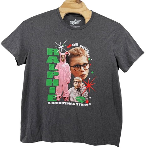 A Christmas Story Men's XL Graphic T Shirt Ralphie Oh Fudge Movie Tee ...