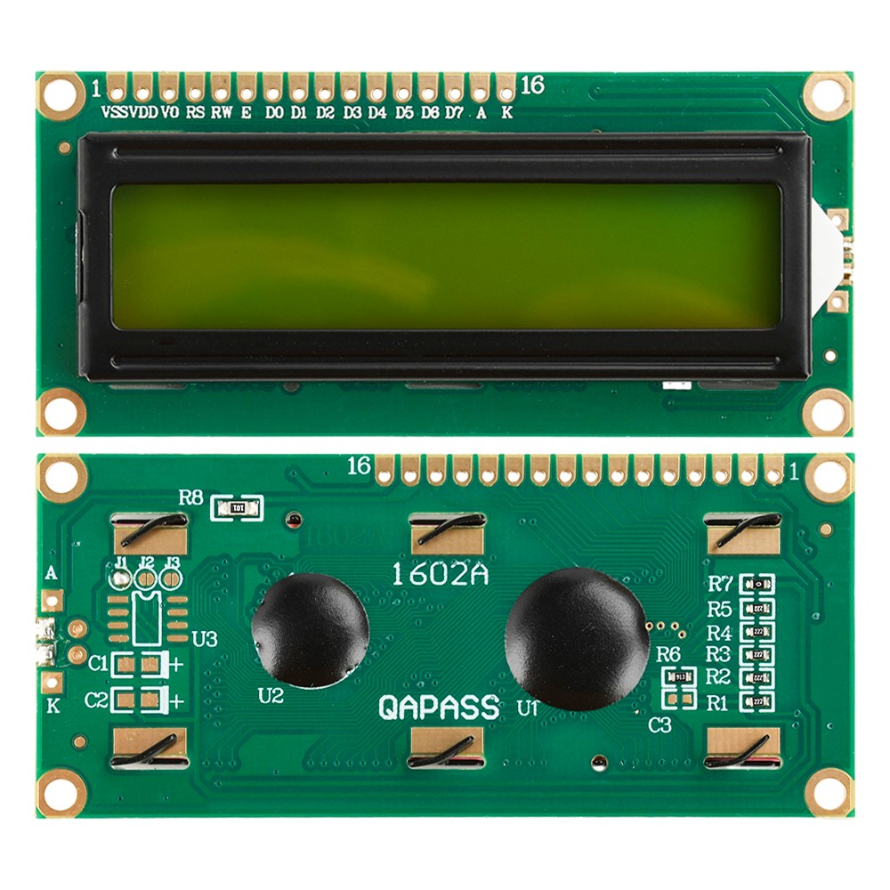 Yellow Backlight 16x2 1602 HD44780 Character LCD Display Module New | eBay