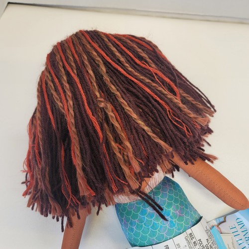 Disney The Little Mermaid Ariel Pillow Plush Doll Yarn Hair Live Action ...