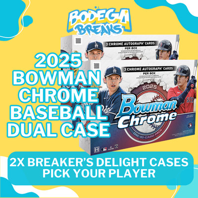Edgar Quero - 2025 Bowman Chrome Baseball - 2X BREAKER'S DELIGHT CASE ...
