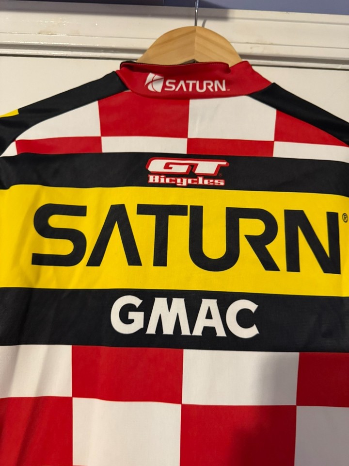 NWT Vintage Saturn Cycling Jersey Mens Medium Pearl Izumi GMAC GT ...