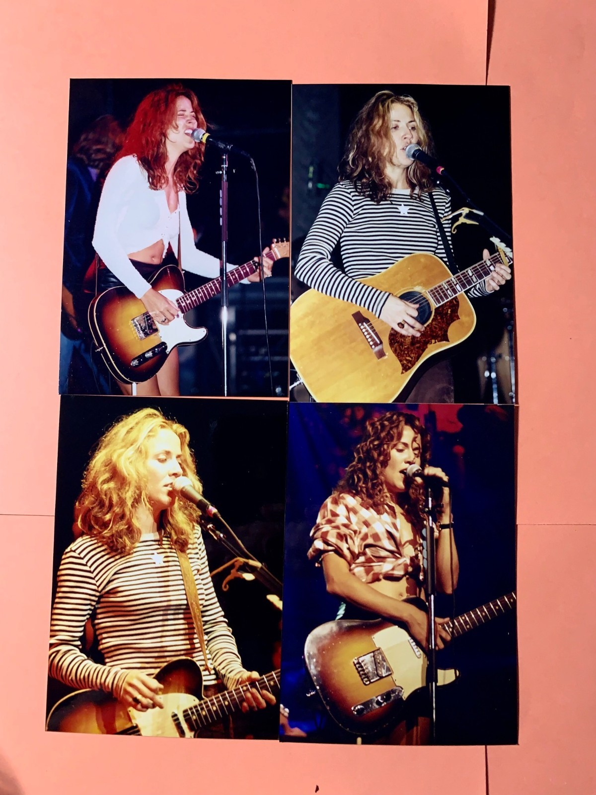 SHERYL CROW CLASSIC ROCK ARTIST LIVE IN CONCERT PHOTO SET 4 3x5 #7 | eBay