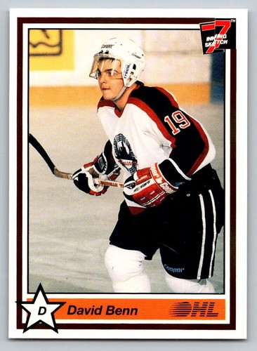 1990-91 7th Inning Sketch OHL - David Benn #123 (RC) | eBay