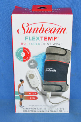 Sunbeam FlexTemp Hot + Cold Joint Wrap 3 Heat Setting Gray 2108197 | eBay