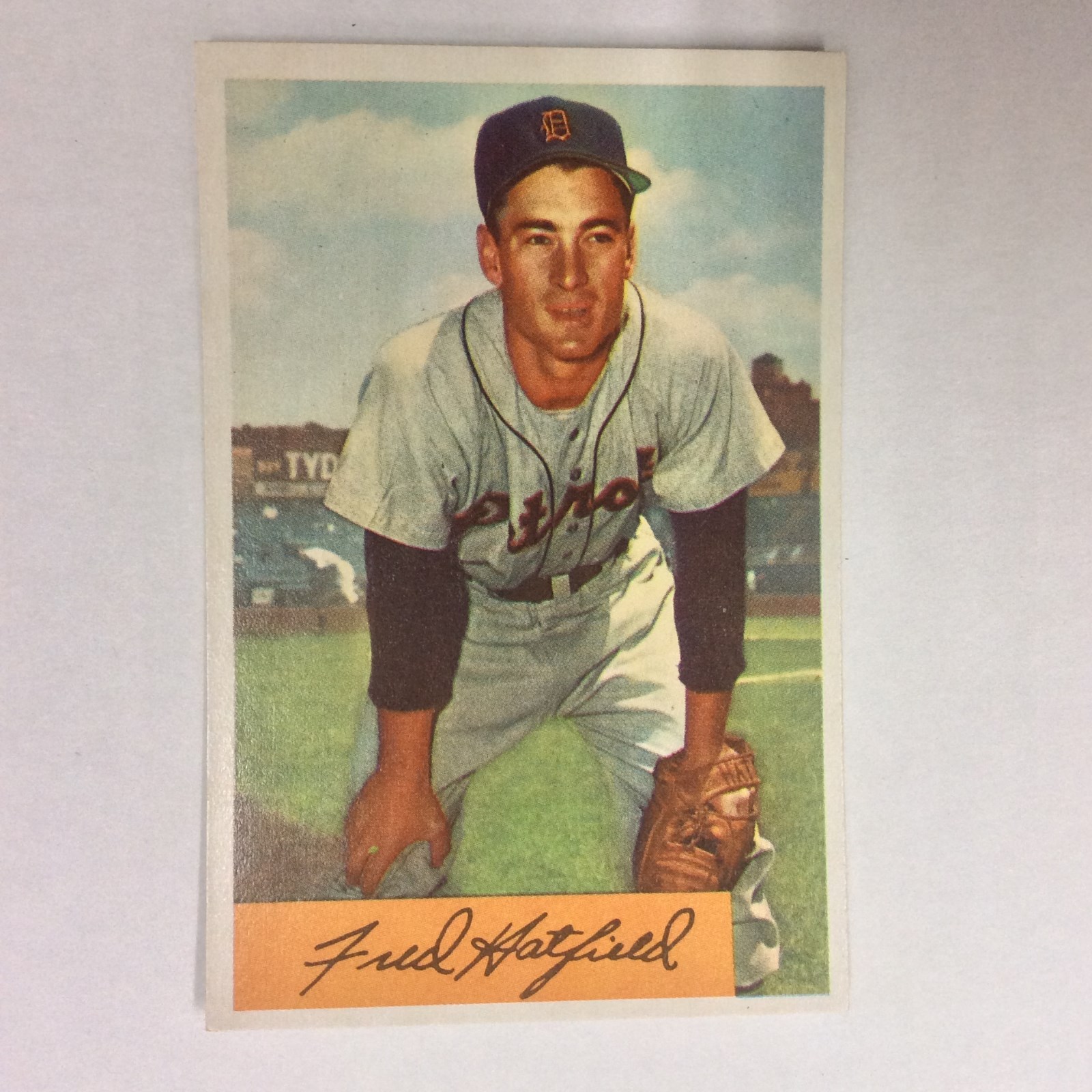 1954 BOWMAN #119 FRED HATFIELD SET BREAK - NICE CARD | eBay
