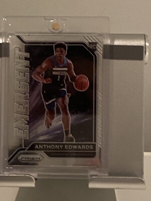 2020-21 Panini Prizm - Emergent Anthony Edwards #3 Silver Prizm (RC) | eBay