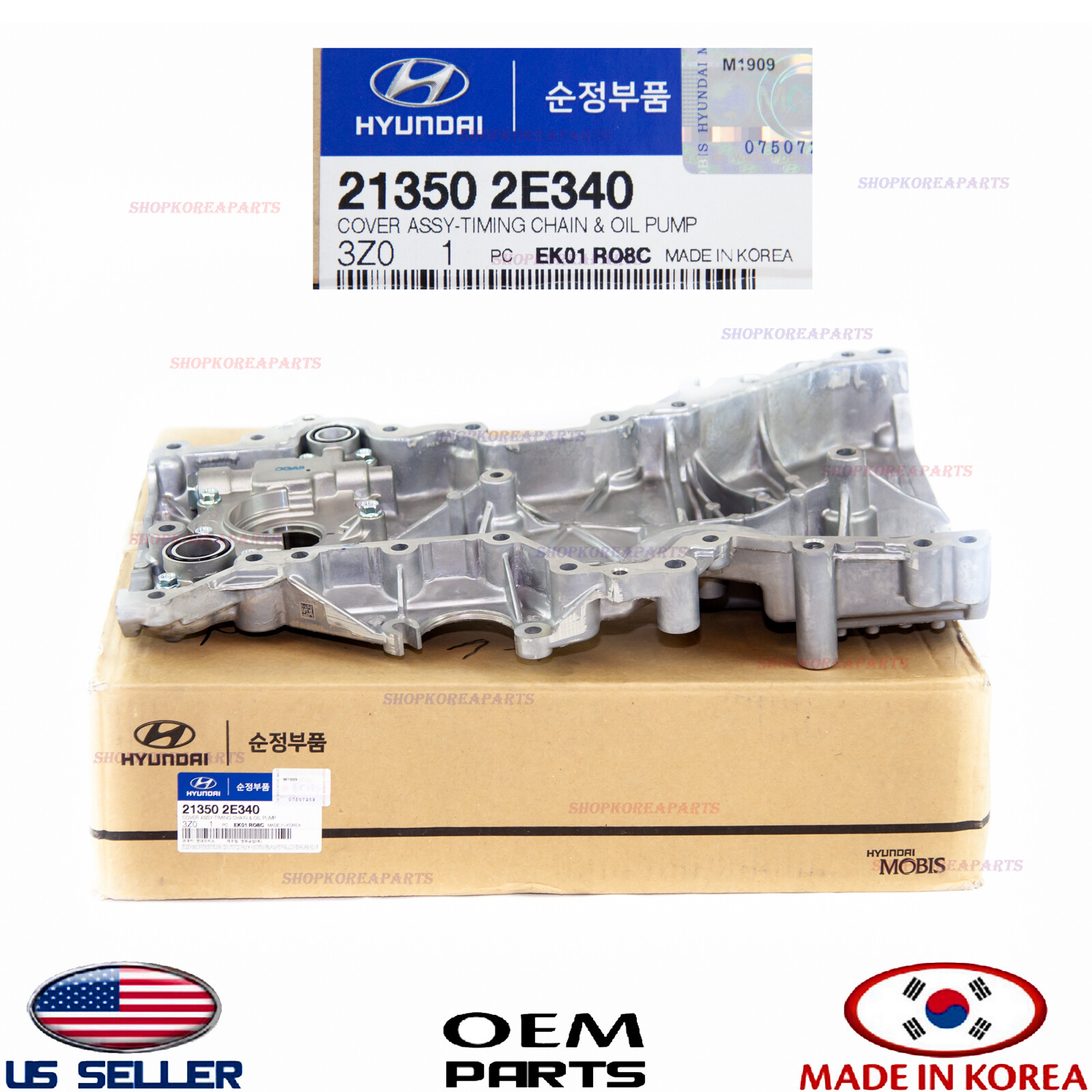 ENGINE TIMING COVER CHAIN FRONT ⭐OEM GENUINE⭐ HYUNDAI ELANTRA 2014-2020 ...