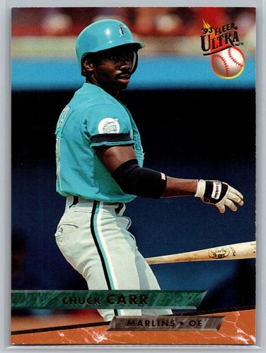 Chuck Carr 1993 Ultra BASEBALL #370 Florida Marlins | eBay
