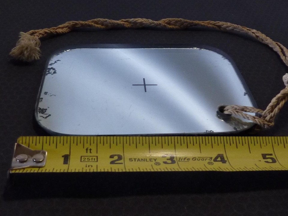 WW2 US ARMY AIR CORPS USAAF EMERGENCY SIGNALING MIRROR TYPE ESM/1 ...