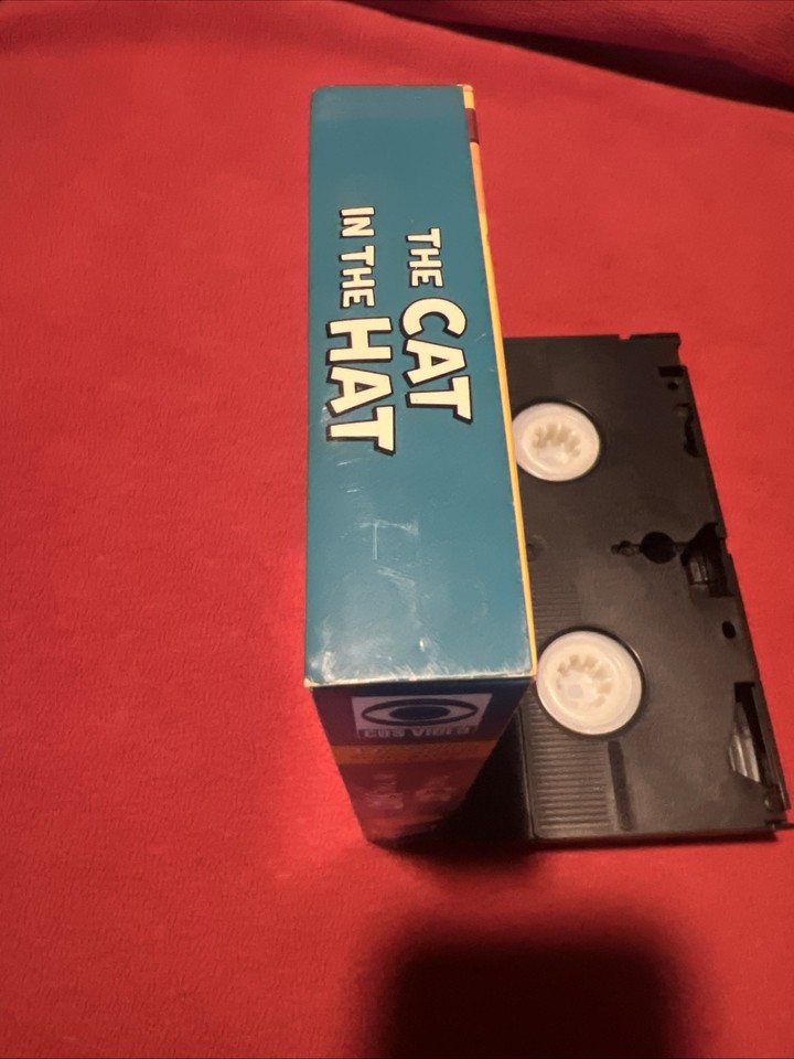 Dr Seuss The Cat in the Hat VHS Tape 1994 Animated Sing-Along Classics ...