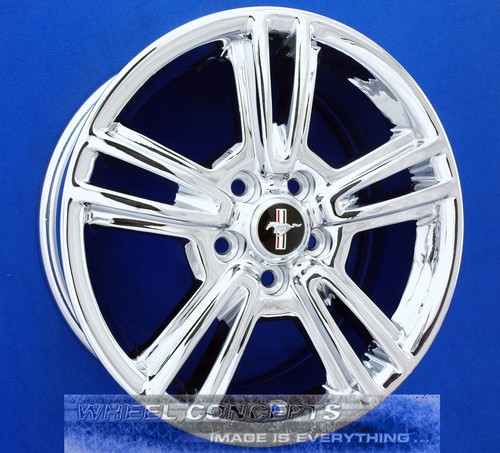 FORD MUSTANG 17 INCH CHROME WHEELS 17" RIMS OEM 3808 AR3Z1007D ...