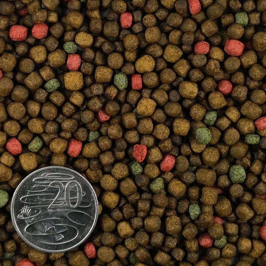 FKC Aqua Goldfish Gold Aquarium Pond Koi Fish Food LG 3-5mm Pellets 1kg ...