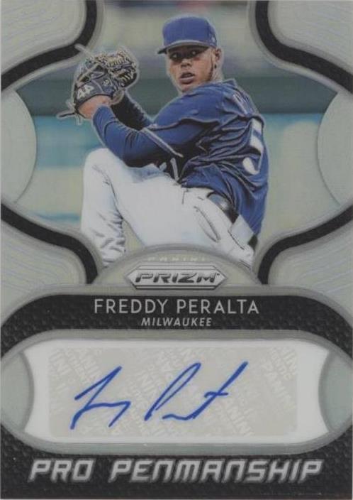 2019 Panini Prizm - Pro Penmanship Freddy Peralta #PP-FP (AU) for sale ...