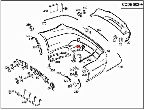 Genuine MERCEDES BBDC C204 W204 C-CLASS W204 Bracket 2048854414 | eBay
