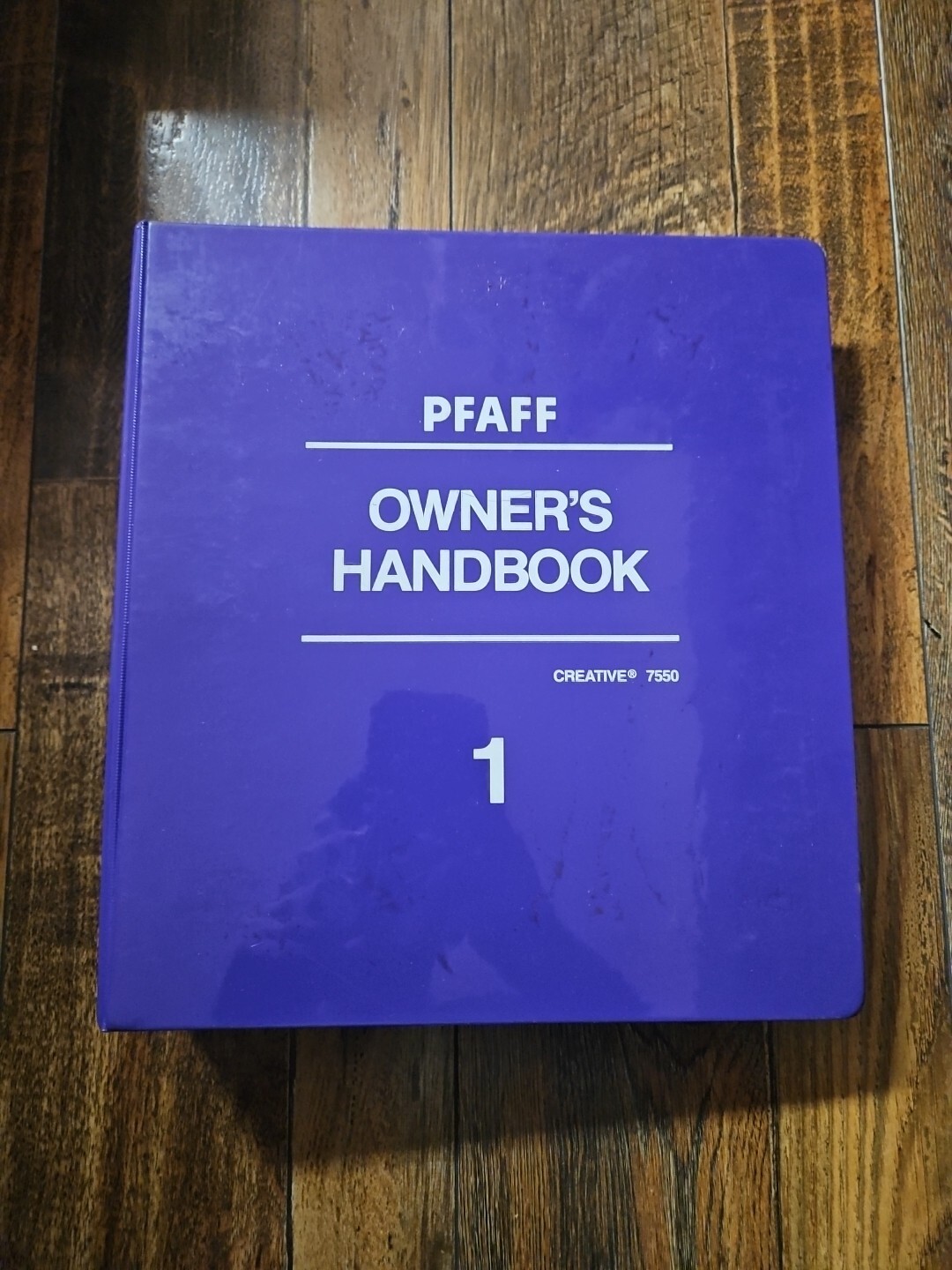 PFAFF Creative 7550 Owners Handbook 1995 Volume 1 | eBay