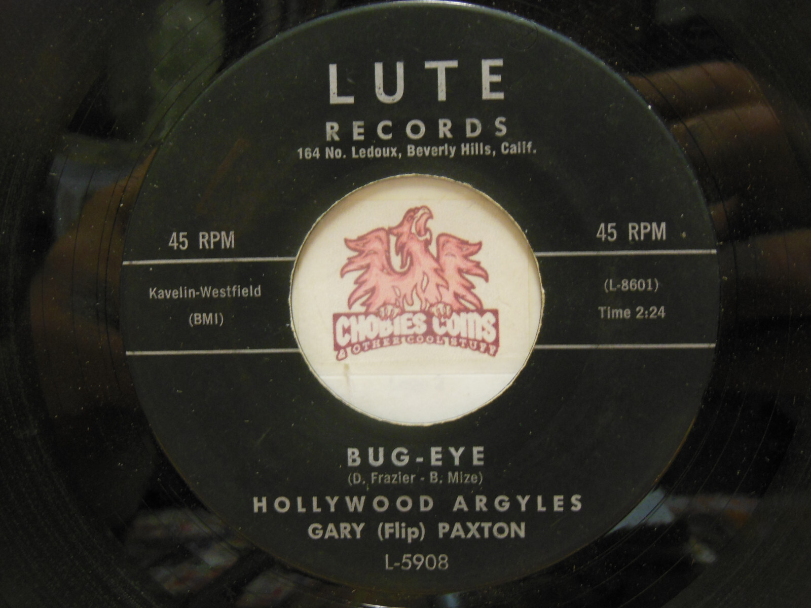 Hollywood Argyles – Bug-Eye / Gun Totin Critter Called Jack, 45 RPM VG+ ...
