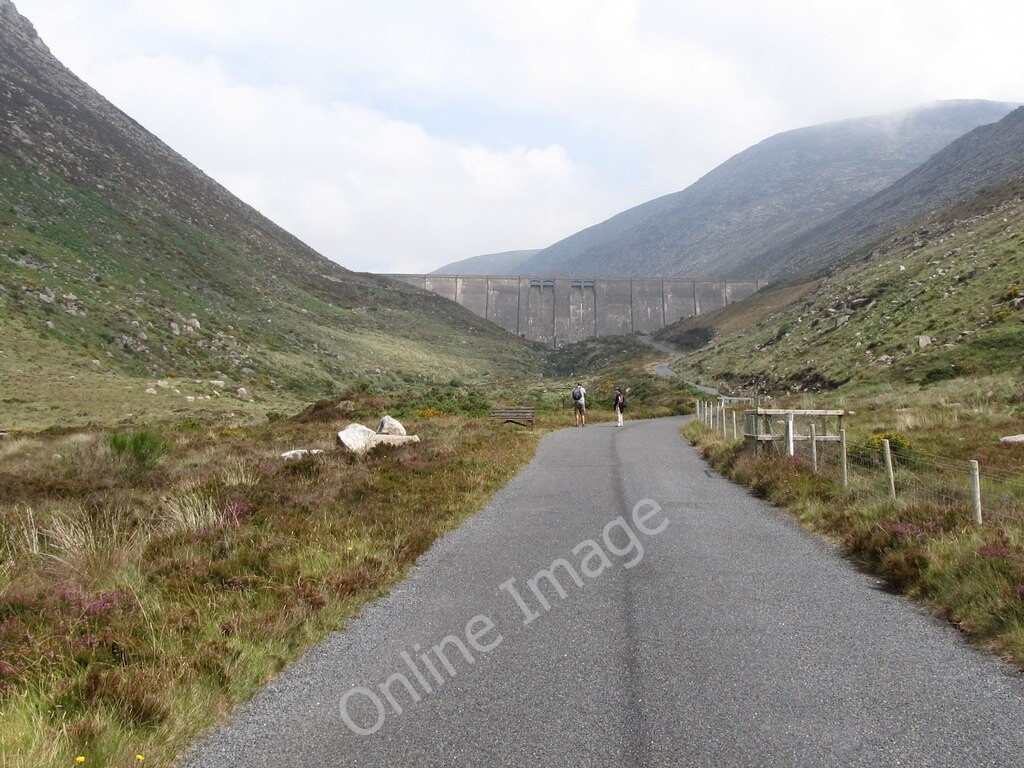 Photo 6x4 View back to the Ben Crom Dam Glasdrumman Slievelamagan ...