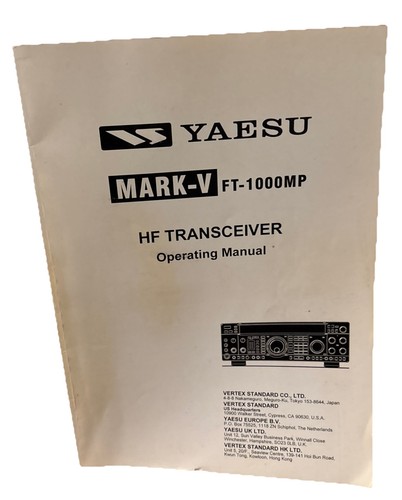 Yaesu ORIGINAL FT-1000MP Mark V Operating manual | eBay