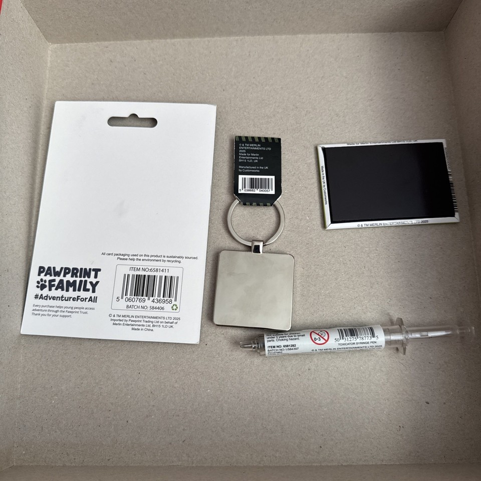 Toxicator Alton Towers Memorabilia Bundle Magnet Key Ring Pen & Clothes ...