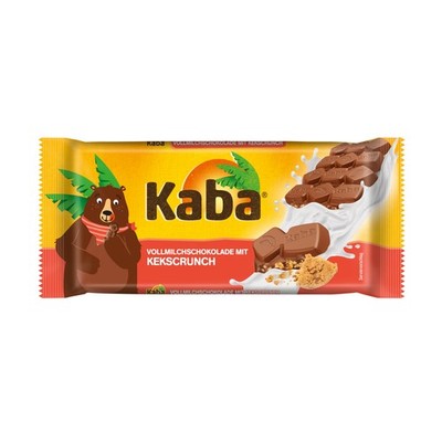 Kaba Chocolate Con Leche Con Crujido De Galleta Paquete 90g | eBay
