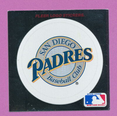 SD PADRES CHROME TEAM LOGO STICKER MANNY MACHADO TONY GWYNN HOF MLB ...