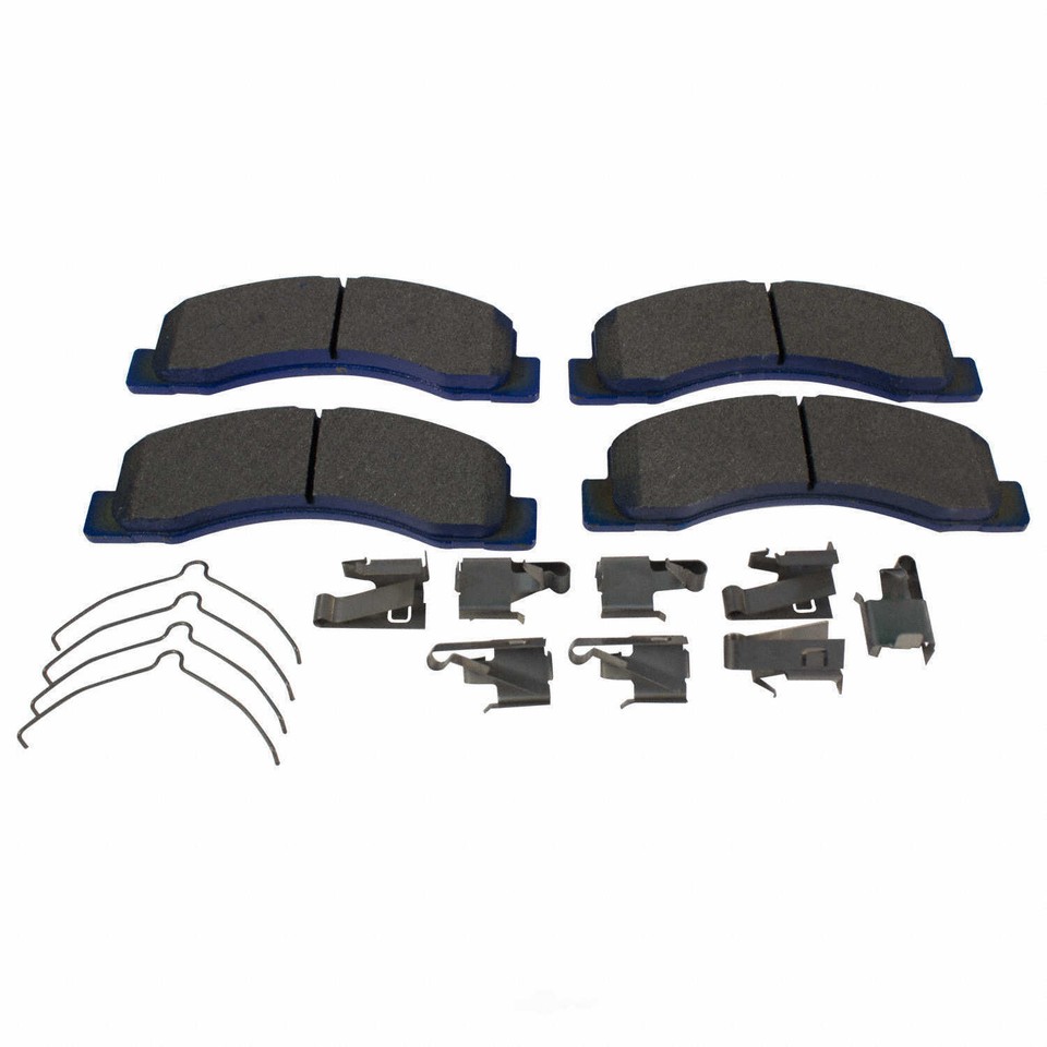 Disc Brake Pad Set-Pads - Superduty - Integrally Molded Motorcraft BRSD ...