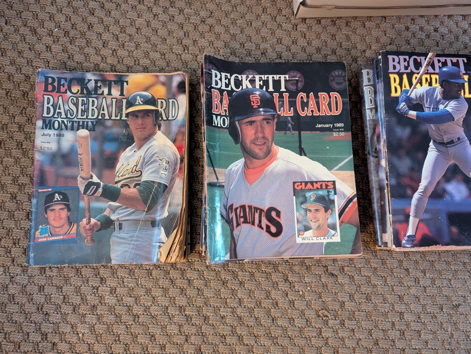 Lot of 67 vintage Beckett Baseball Card Monthly magazines, 1988-1994 | eBay