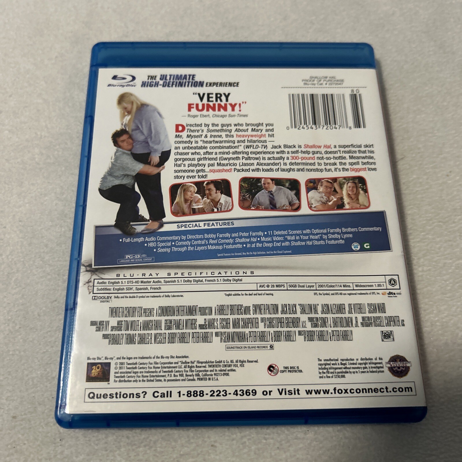 Shallow Hal [Blu-ray] Blu-ray 24543720478 | eBay