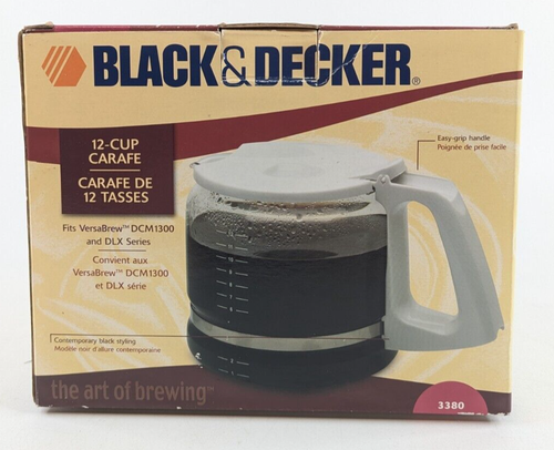 Black & Decker VersaBrew 12-Cup Carafe – Model 3380 for DLX & DCM1300 | eBay