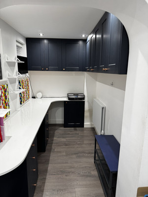 Howdens Kitchen / Study in Blue | eBay UK