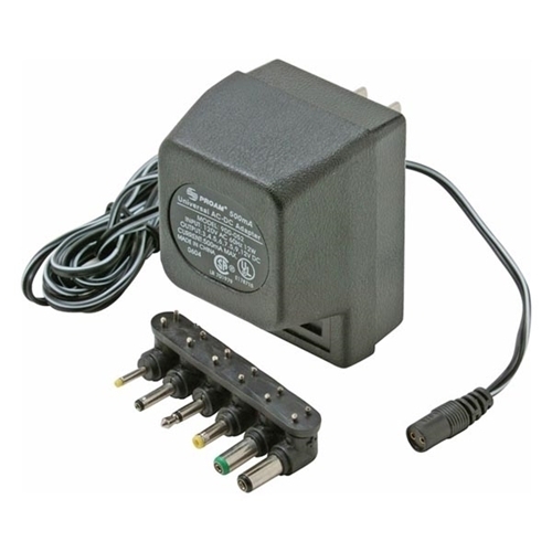 Eagle Universal Supply Adapter 500 mA AC/DC with 6 Detachable Plugs ...